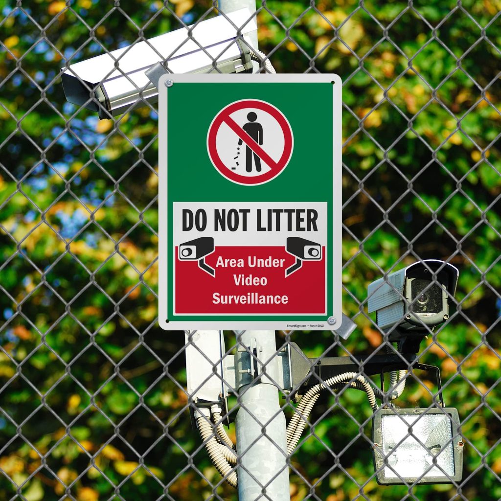 5 Benefits of Security Camera for Littering